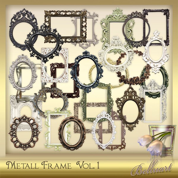 Ornate Digital Frame - Etsy