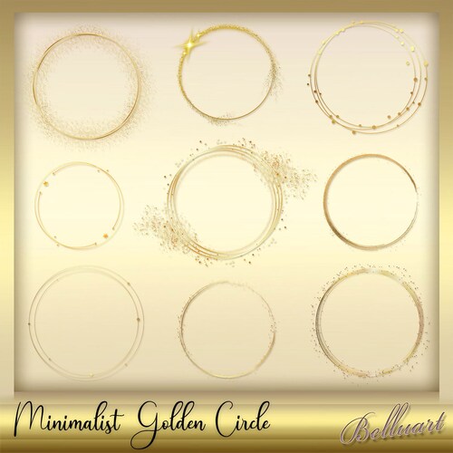 30 Golden Circle Overlays Maternity Rings Gold Ring Circles - Etsy