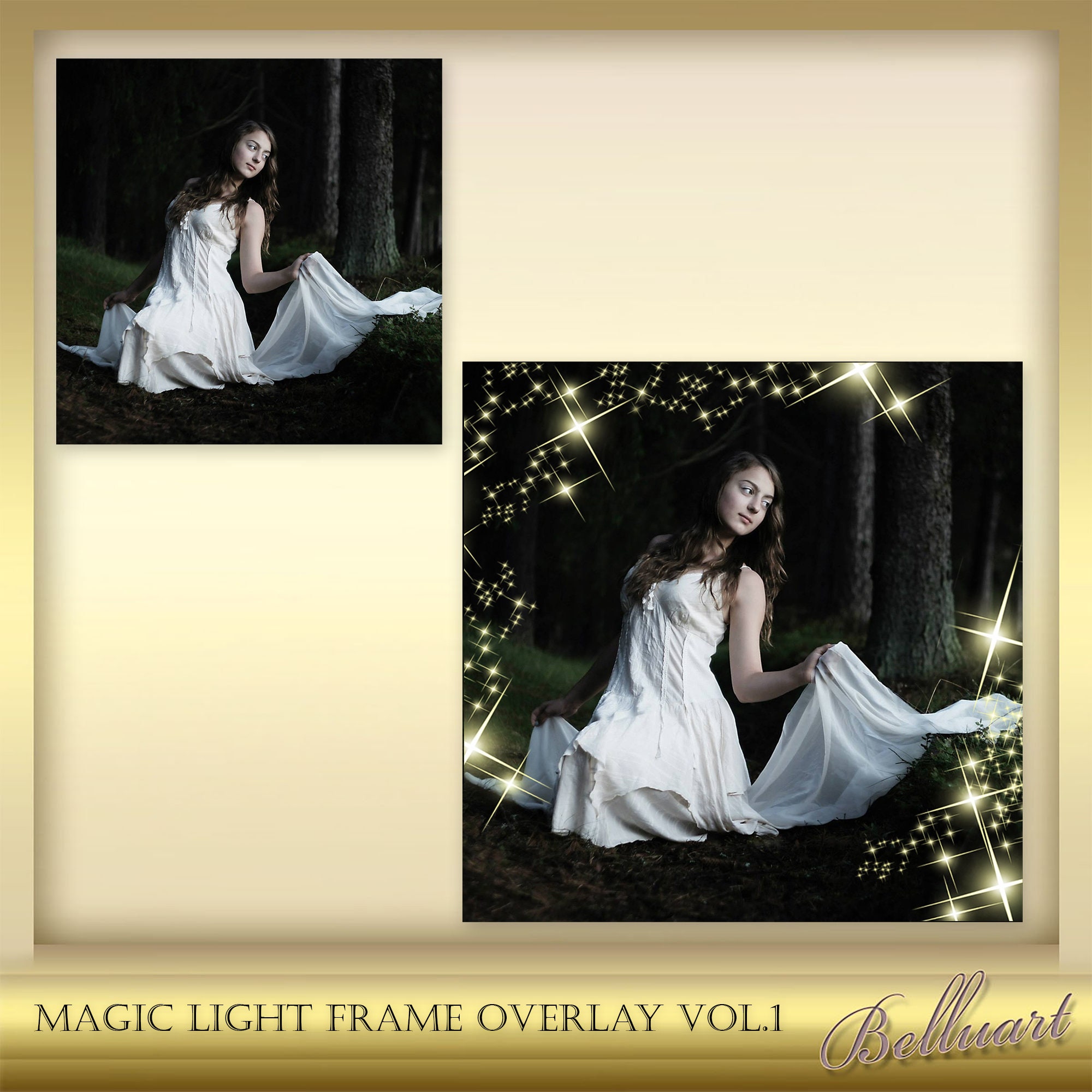 5 Frame Overlays Frames-overlay Vol. 1 Overlays Foto | Etsy