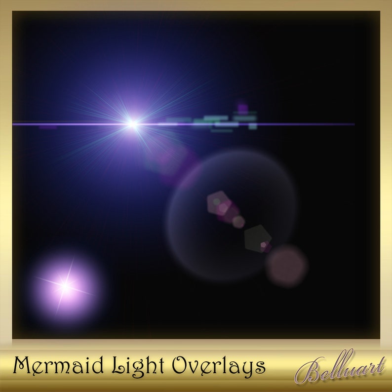 Mermaid Light Overlays Dream Clipart Dreams Overlays - Etsy