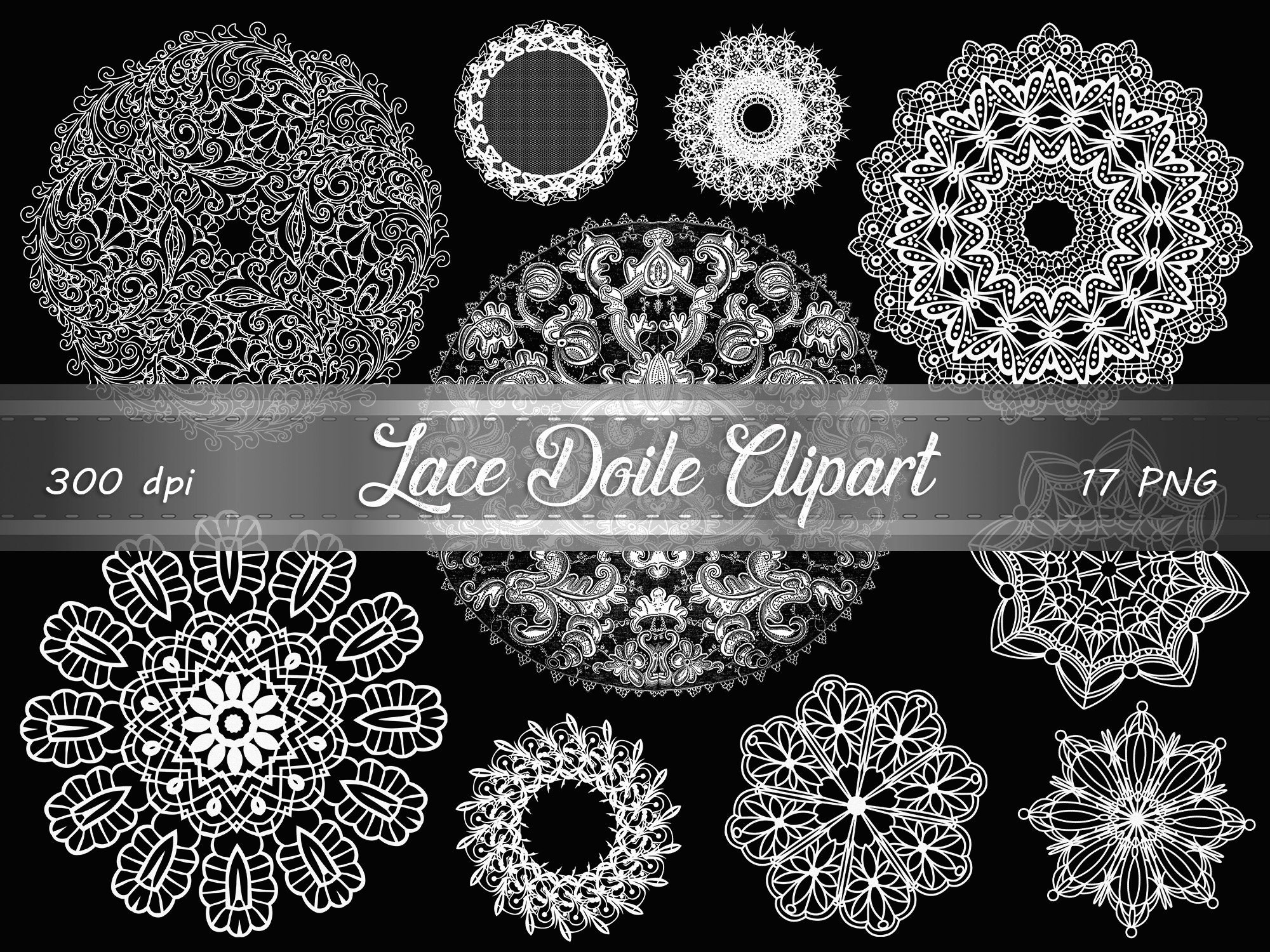 White Lace Clip Art
