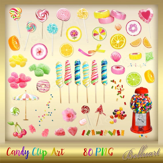 Rainbow Candy Clipart