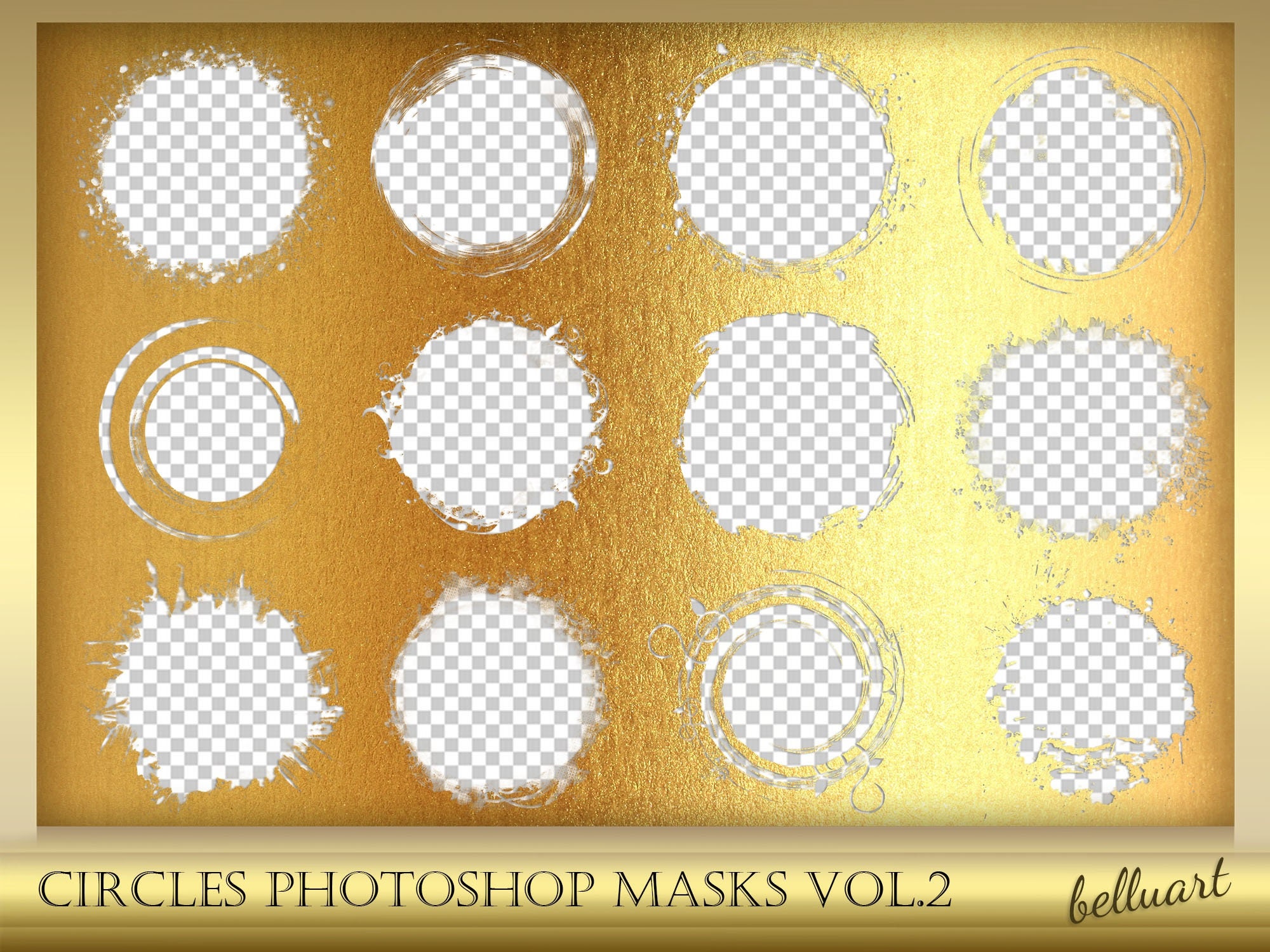 15 Circles Masks for Photoshop Photoshop Clipping Masks - Etsy
