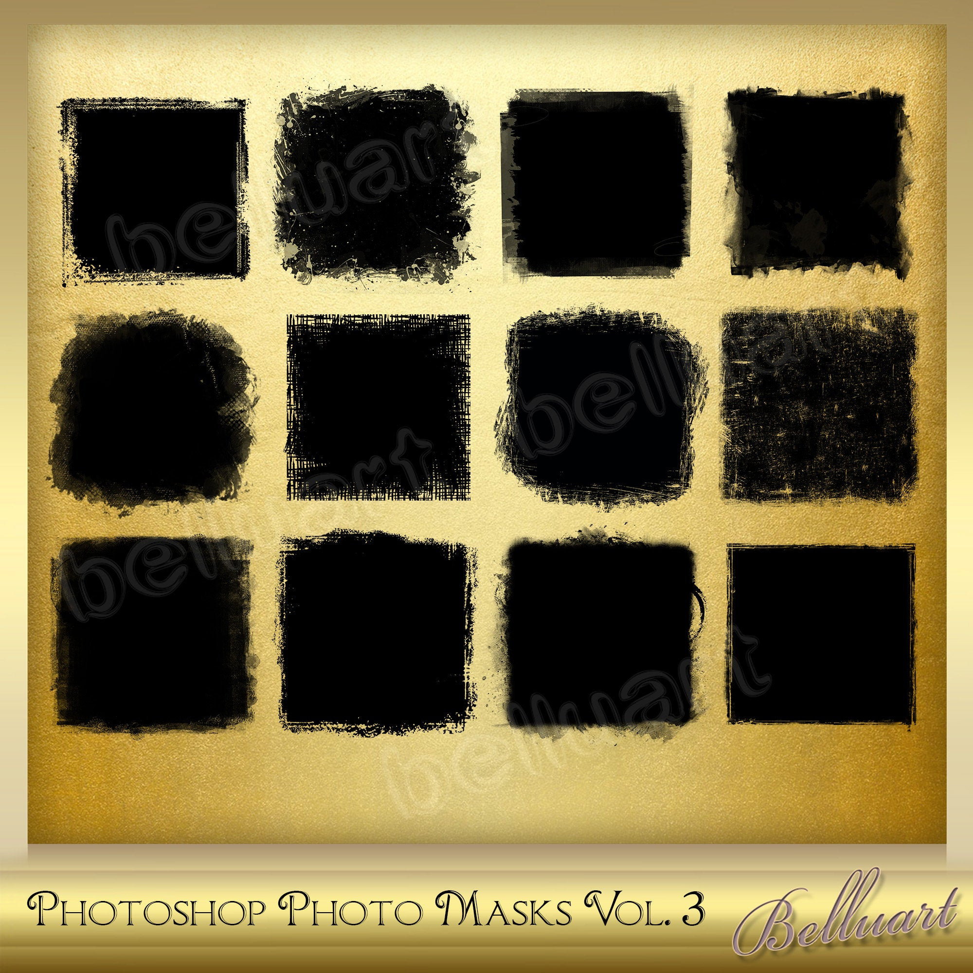 Photoshop Clipping Masks 10 Circles Masks for Photoshop Vol Grunge Png ...