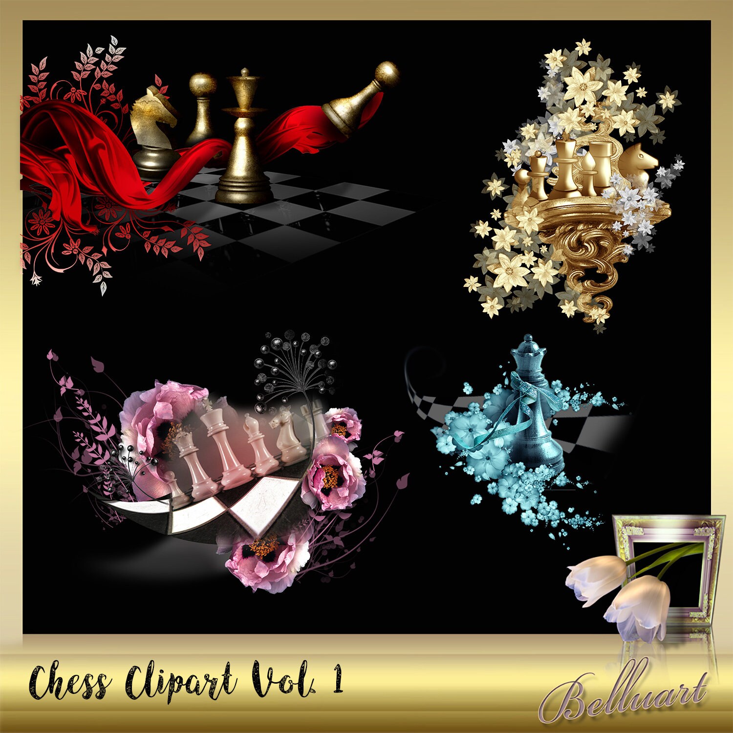 20 Chess Overlays Vol. 1 Chess Clip Art Chess Pieces - Etsy UK