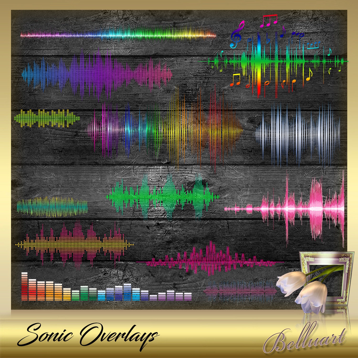 15 Sonic Overlays Sonic Clipart Music Silhouett Music - Etsy Canada