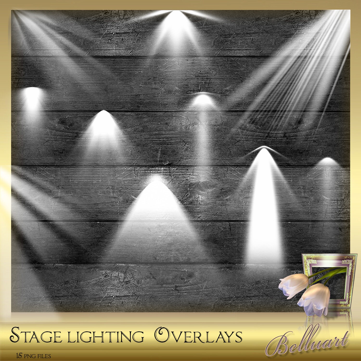 15 Stage Lighting Overlays Vol 1 Spotlight Overlays light - Etsy.de
