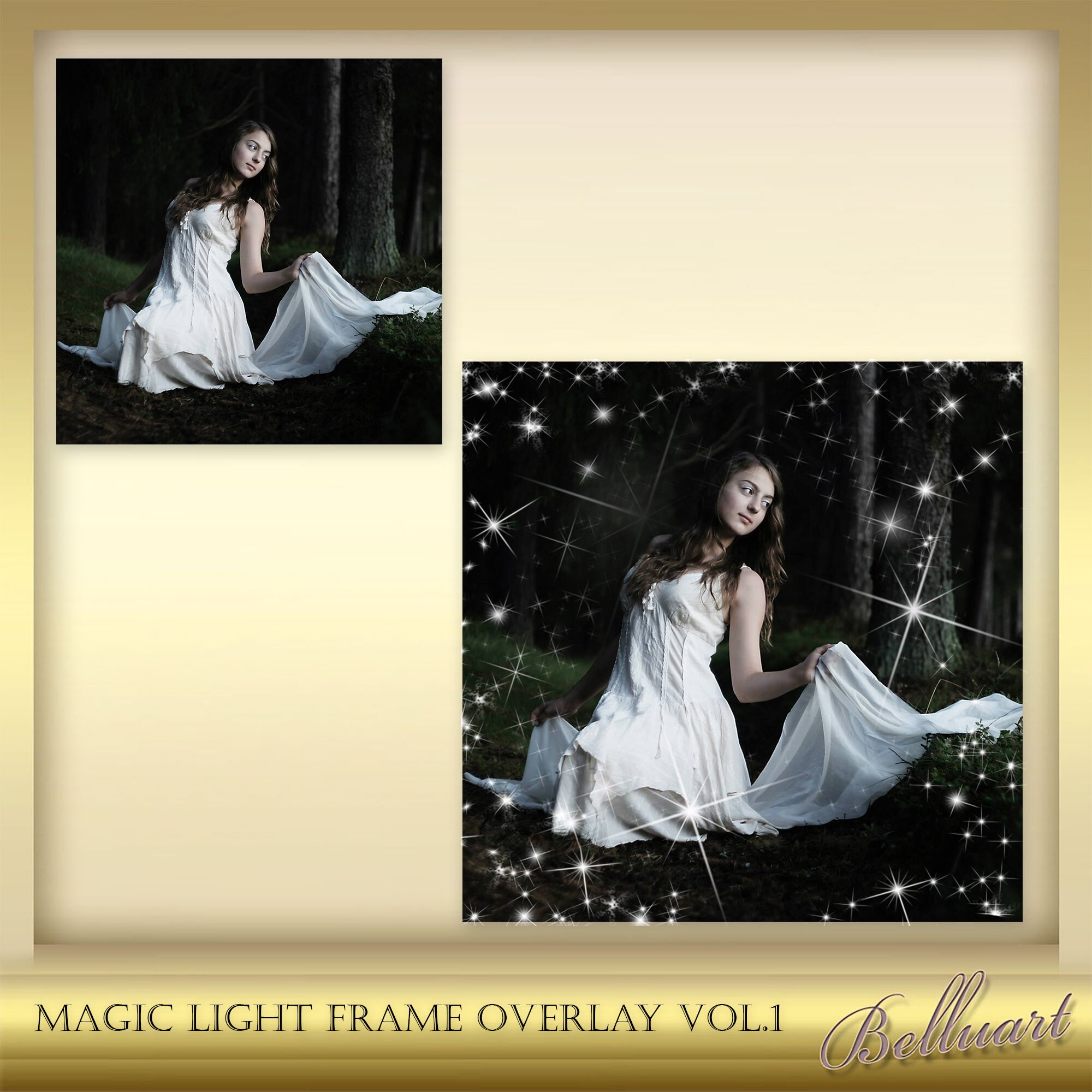 5 Frame Overlays Frames-overlay Vol. 1 Overlays Foto | Etsy