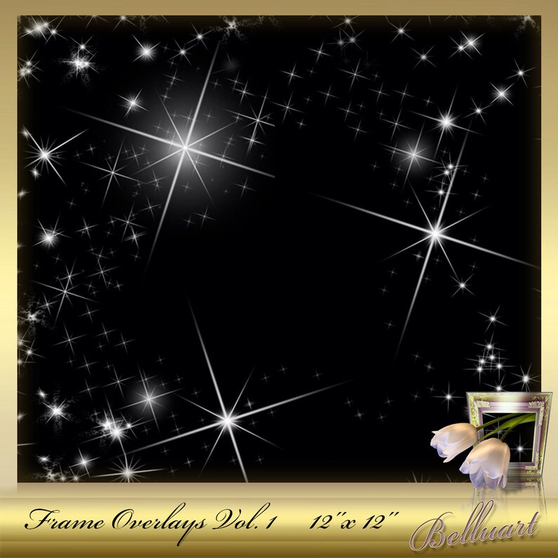 5 Frame Overlays Frames-overlay Vol. 1 Overlays Foto - Etsy