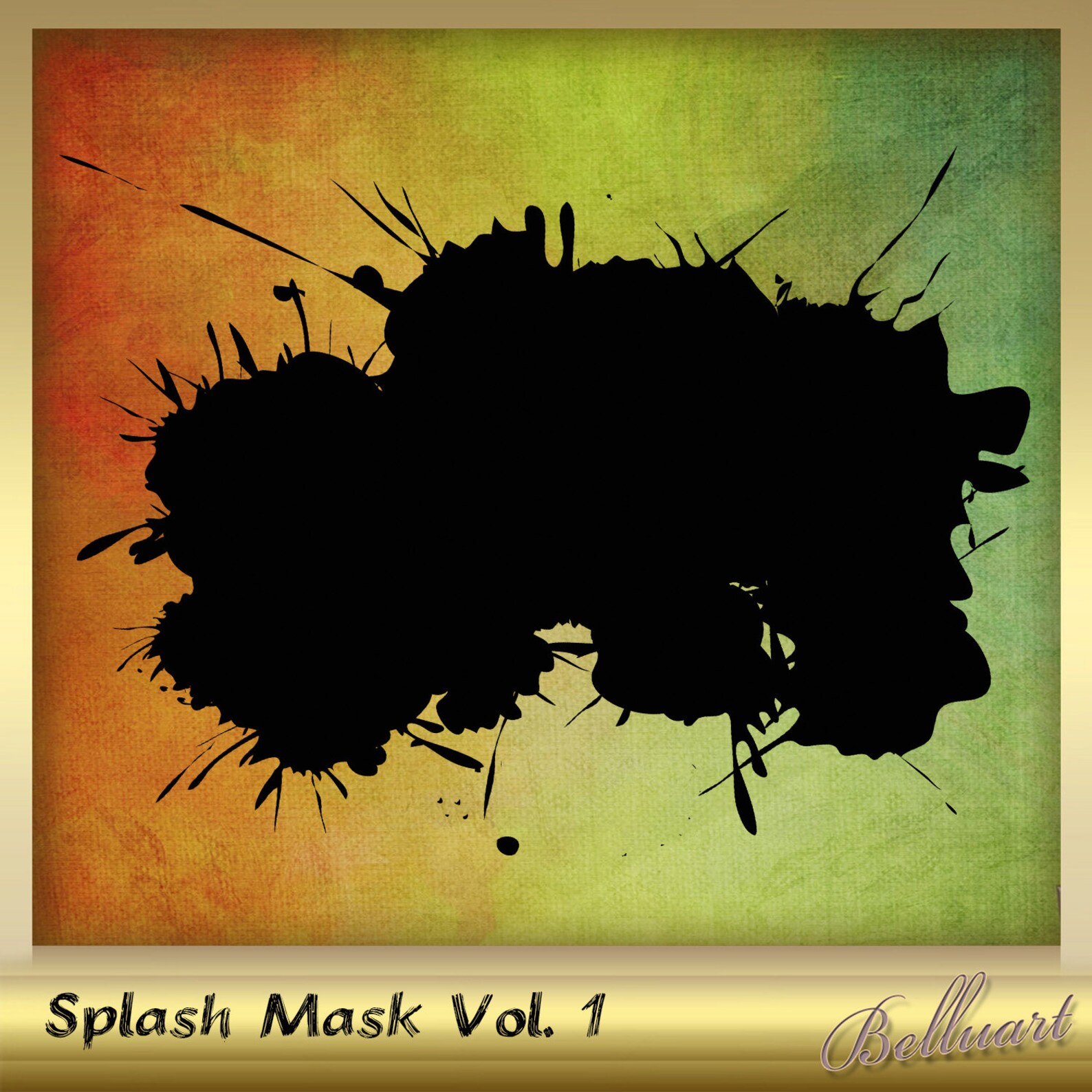 12 Splash Masks para Photoshop Vol. 1 Photoshop Clipping - Etsy México