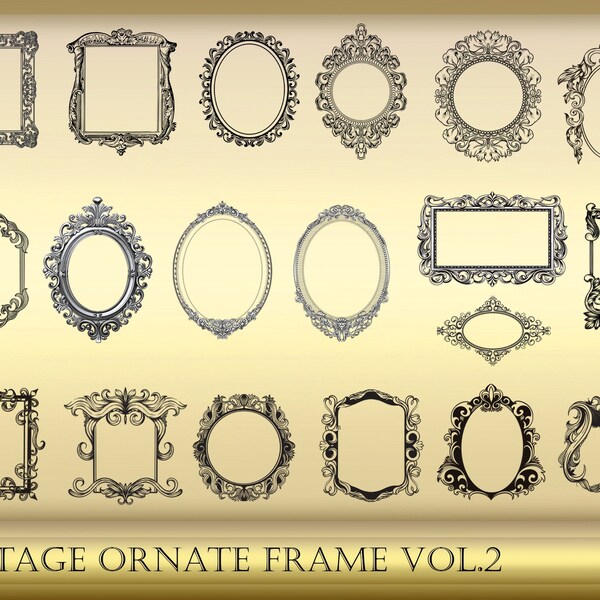 Ornate Frame - Etsy