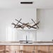 Infinity XS Wood Chandelier – Small Modern Pendant Light for Kitchen or ...