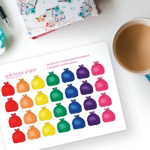 Trash Bag Stickers - Etsy