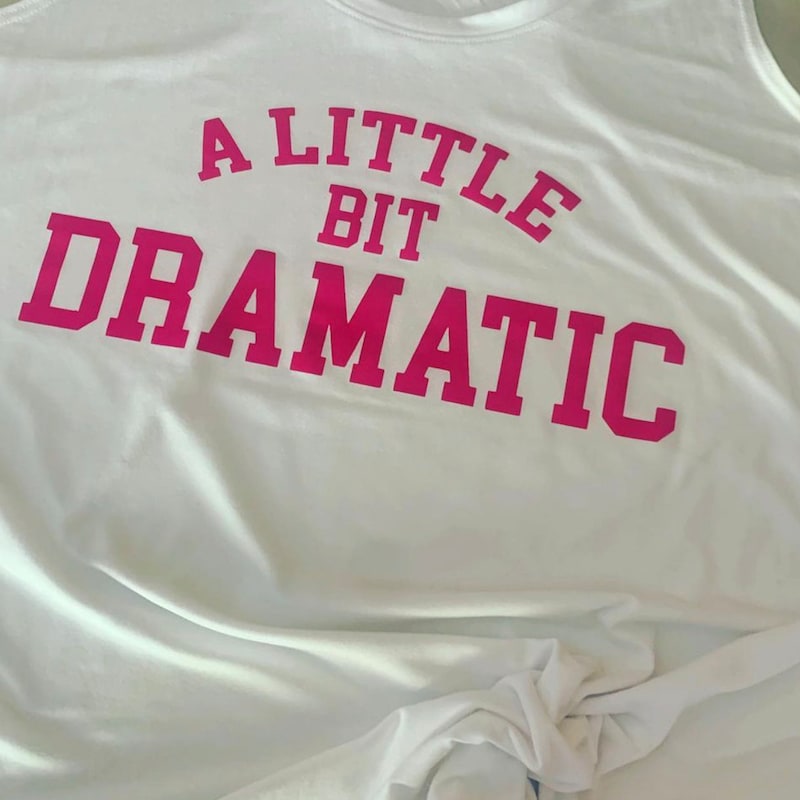 A Little Bit Dramatic Tank Top - Etsy