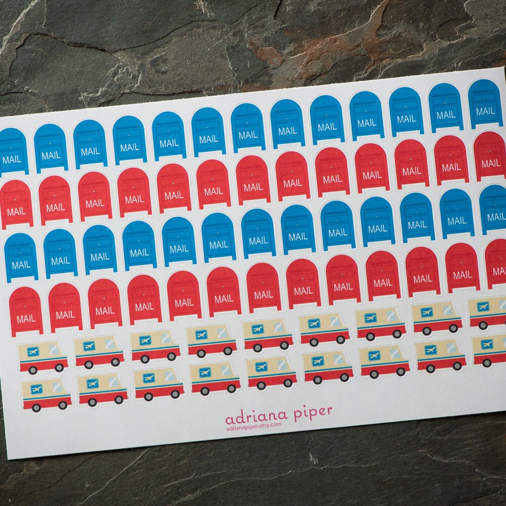 Paper Plum Paper Planner Food Delivery Truck Stickers for Life Planner ...
