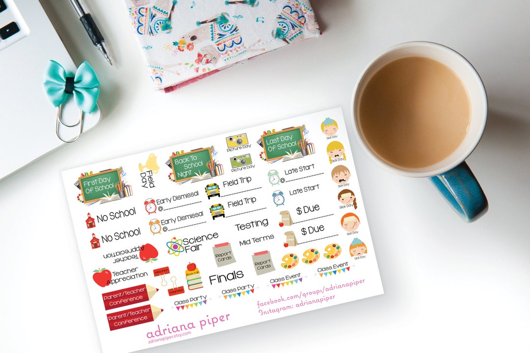 Back to School Planner Kit Mom Planners Planning for School Year - Etsy