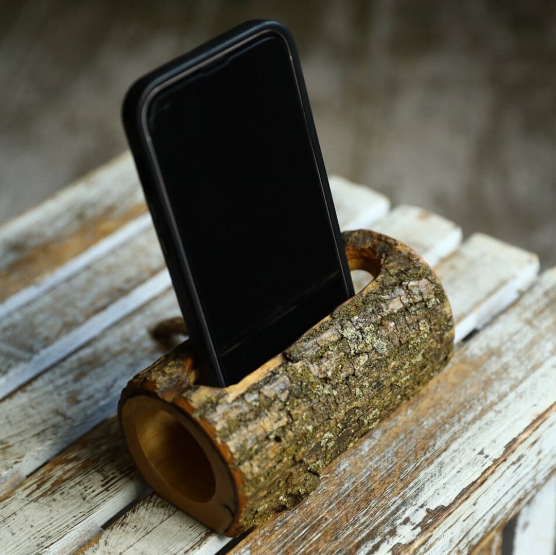 Wood Amplifier for Cell Phone Wood Phone Speaker Wood Phone Stand ...