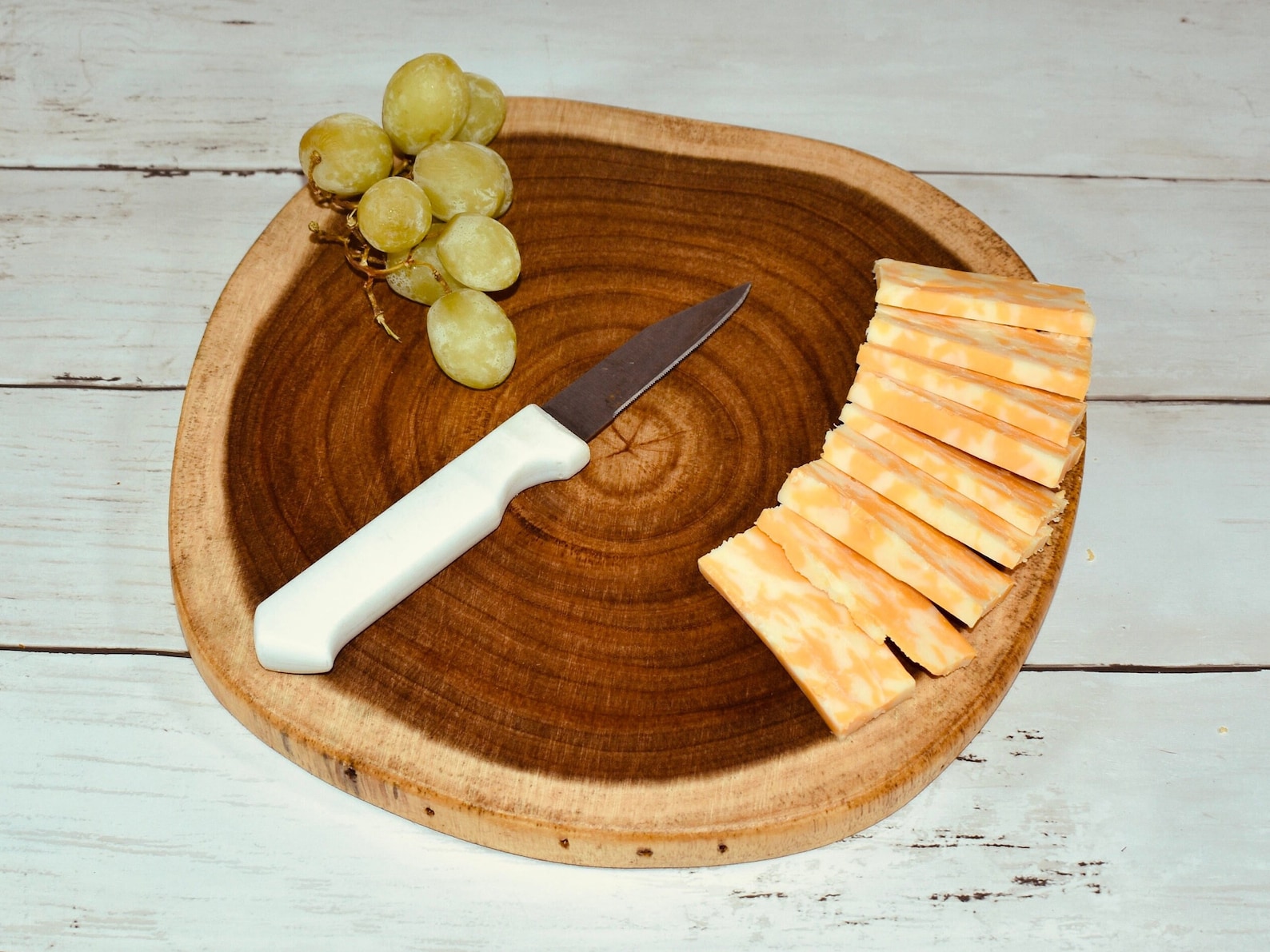 Barkless Tree Wood Cutting Board & Serving Tray Rustic - Etsy