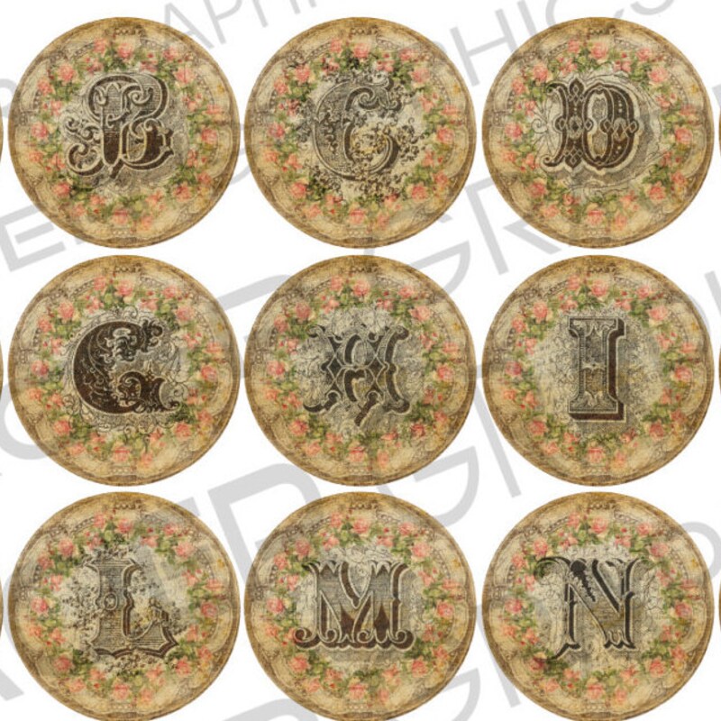 Victorian Alphabet - Etsy