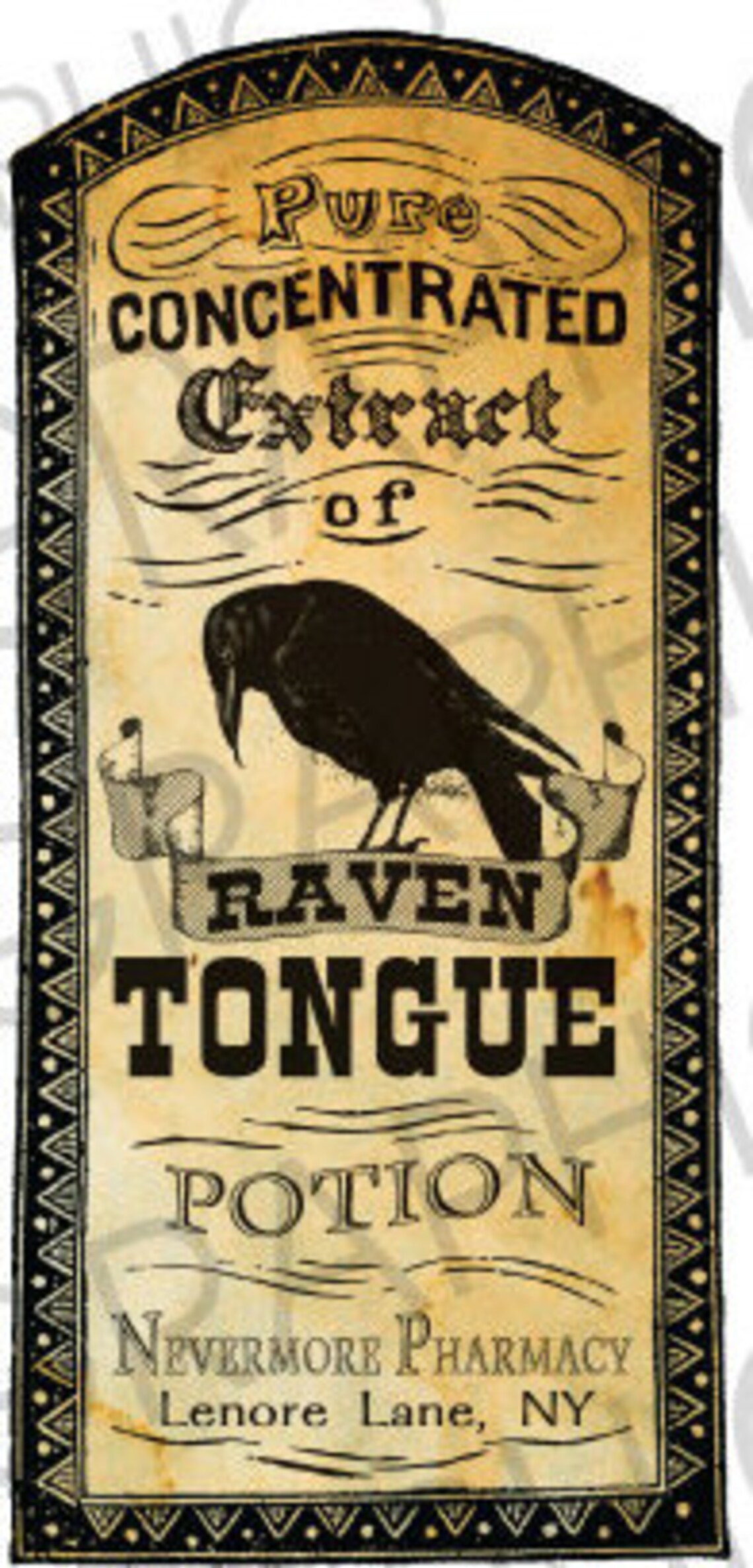 Halloween Poison Labels Halloween Witch Potion Labels - Etsy