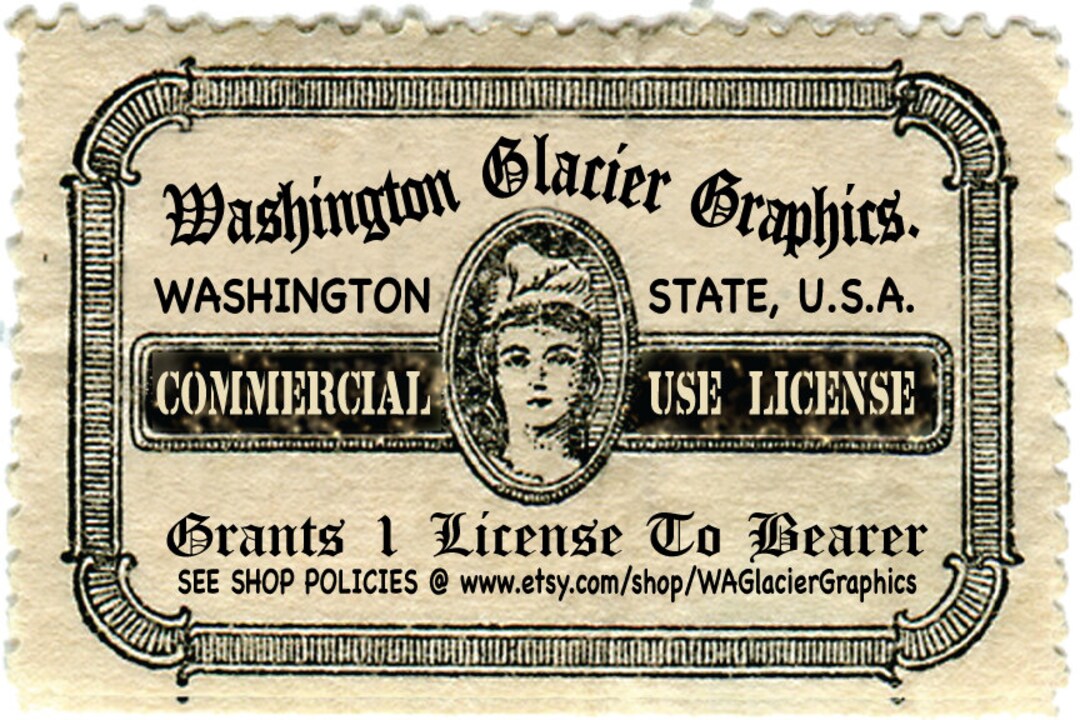 Extended Commercial Use License for Waglaciergraphics Designs Single ...