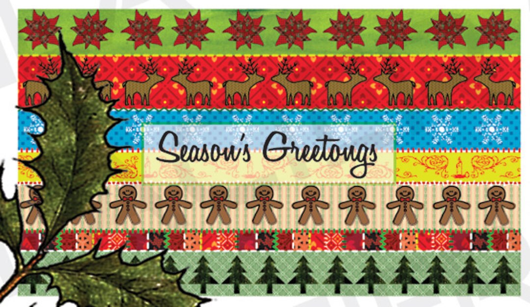 Printable Holiday Gift Tags Bright Festive Christmas Gift Tags Bright ...