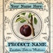 Plum Label Plums Jam Label Plum Canning Labels Download EDITABLE ...