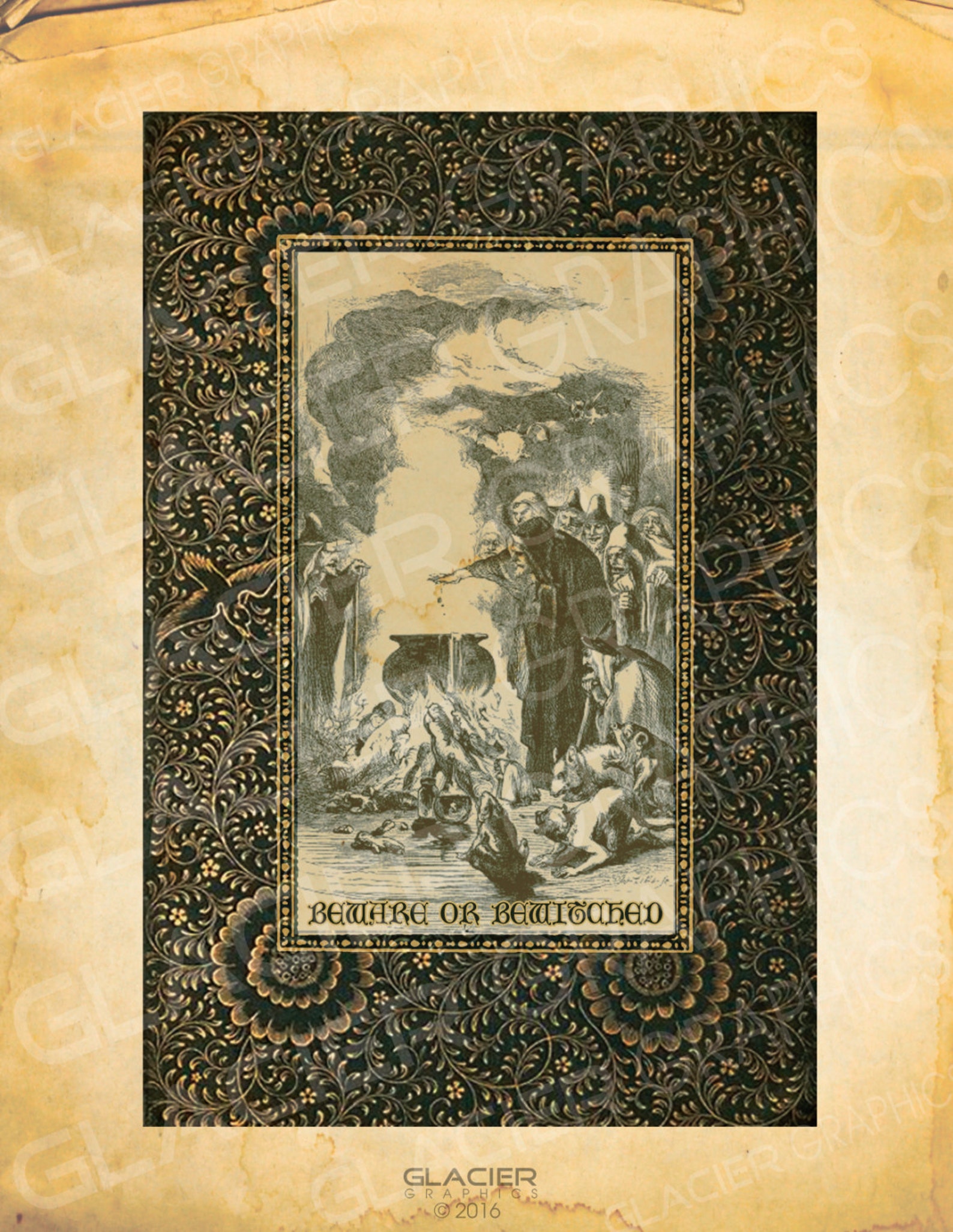 Vintage Spell Bookcover Halloween Witch Curses & Spells - Etsy UK