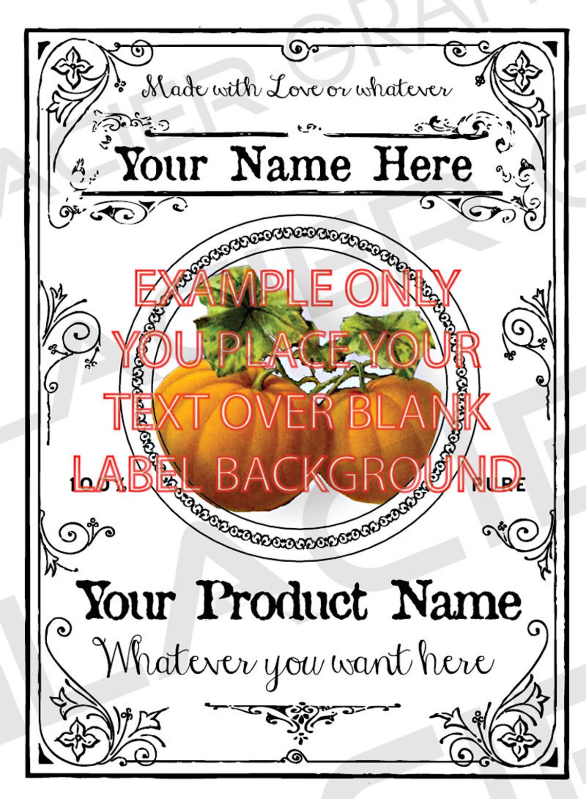 Pumpkin Butter Labels Vintage Pumpkin Tags Pumpkin Gift Labels | Etsy