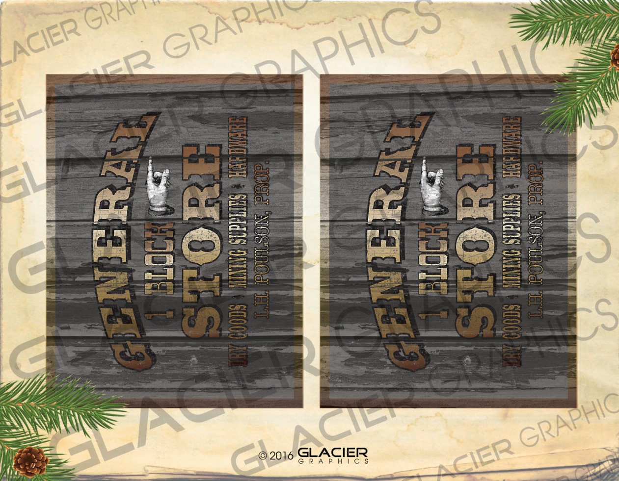 Vintage Country Farmhouse Printable General Store Country Cottage ...