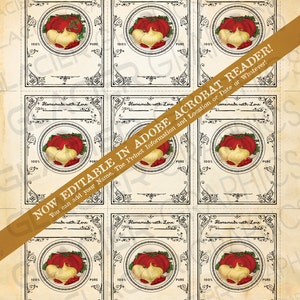 9 Homemade Salsa Labels Editable Gift Tags Salsa Labels Salsa Tags ...