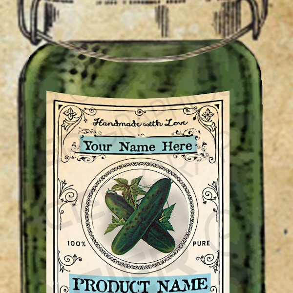 Pickle Labels - Etsy