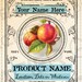 Editable Peaches Label Peaches Jam Label Peach Canning Tags EDITABLE ...
