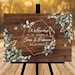 Rustic Wedding Welcome Sign, Wood Rustic Wood Wedding Sign, Welcome ...