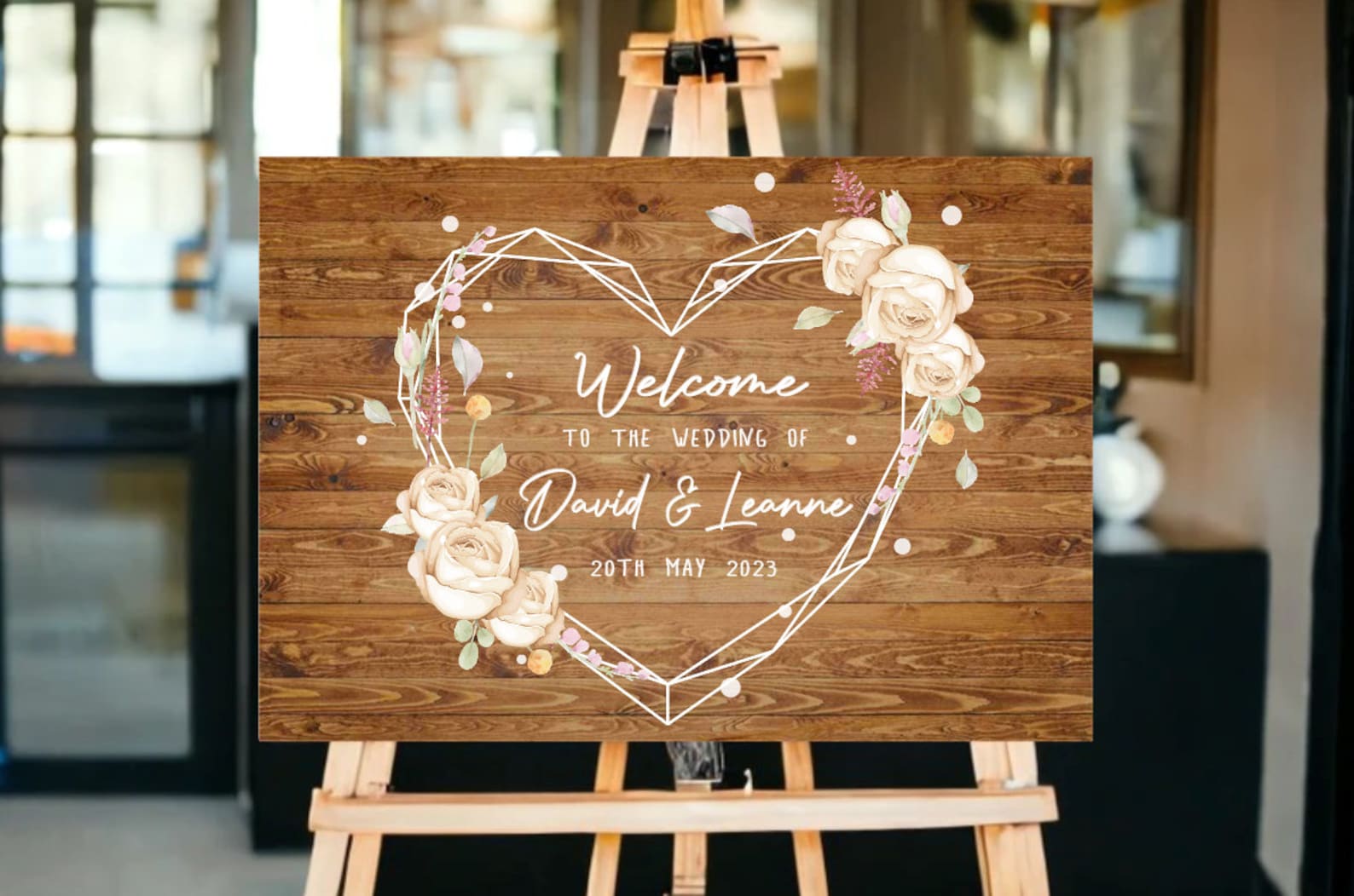 Rustic Wedding Welcome Sign - Etsy
