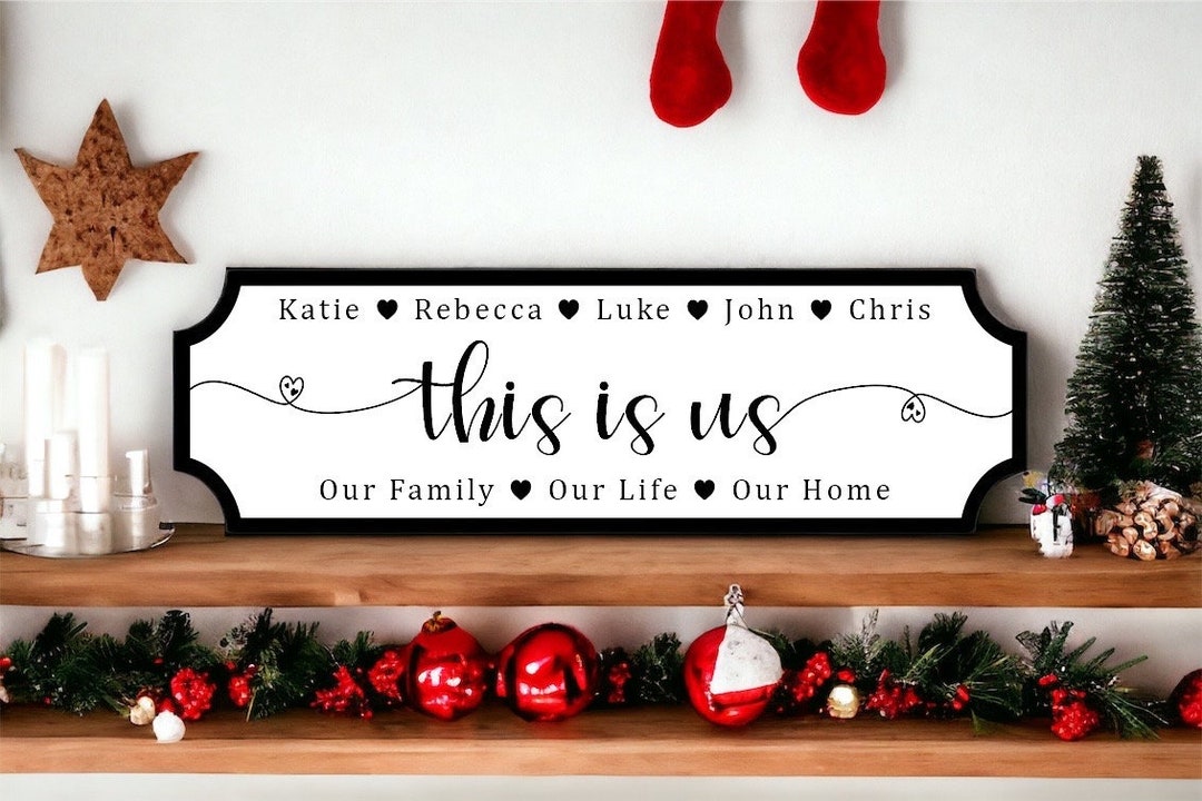 Personalised Family Sign | Personalised Street Sign | Family Home ...