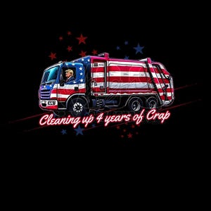 Cleaning up the Last 4 Years of Crap Png, Trump Png, Garbage Truck ...