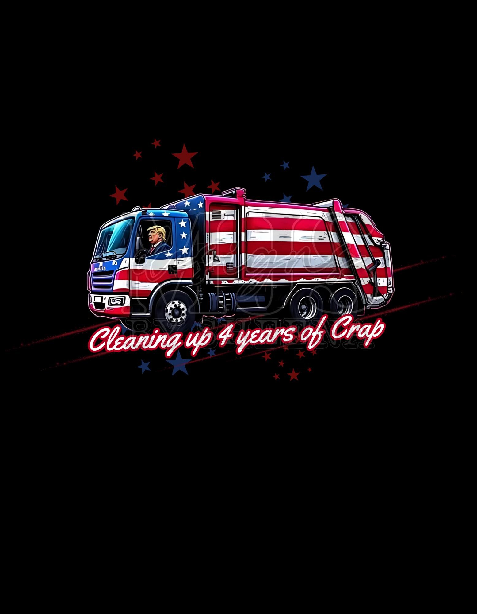 Cleaning up the Last 4 Years of Crap Png, Trump Png, Garbage Truck ...