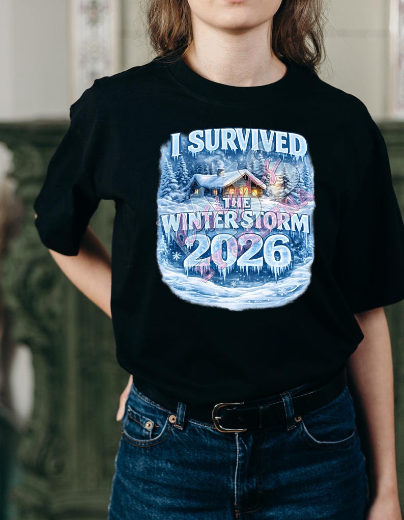 I Survived Winter Storm 2026 PNG, Blizzard Digital Design (instant ...