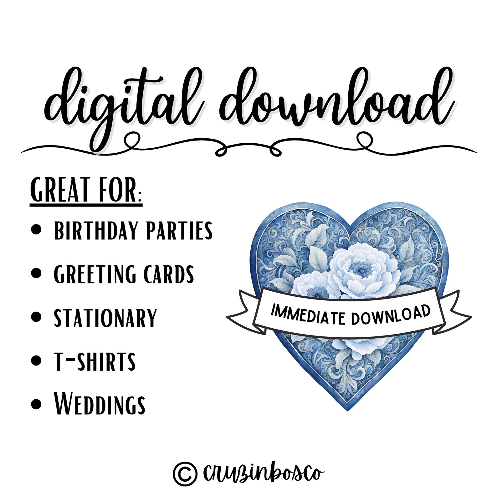 Watercolor Blue Hearts Clipart Collection, Valentine Bundle, High ...