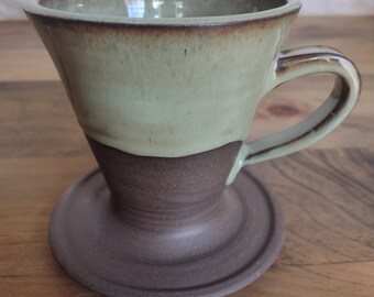 Ceramic Stoneware Coffee Dripper and Jug Set / Pour Over Coffee Set ...