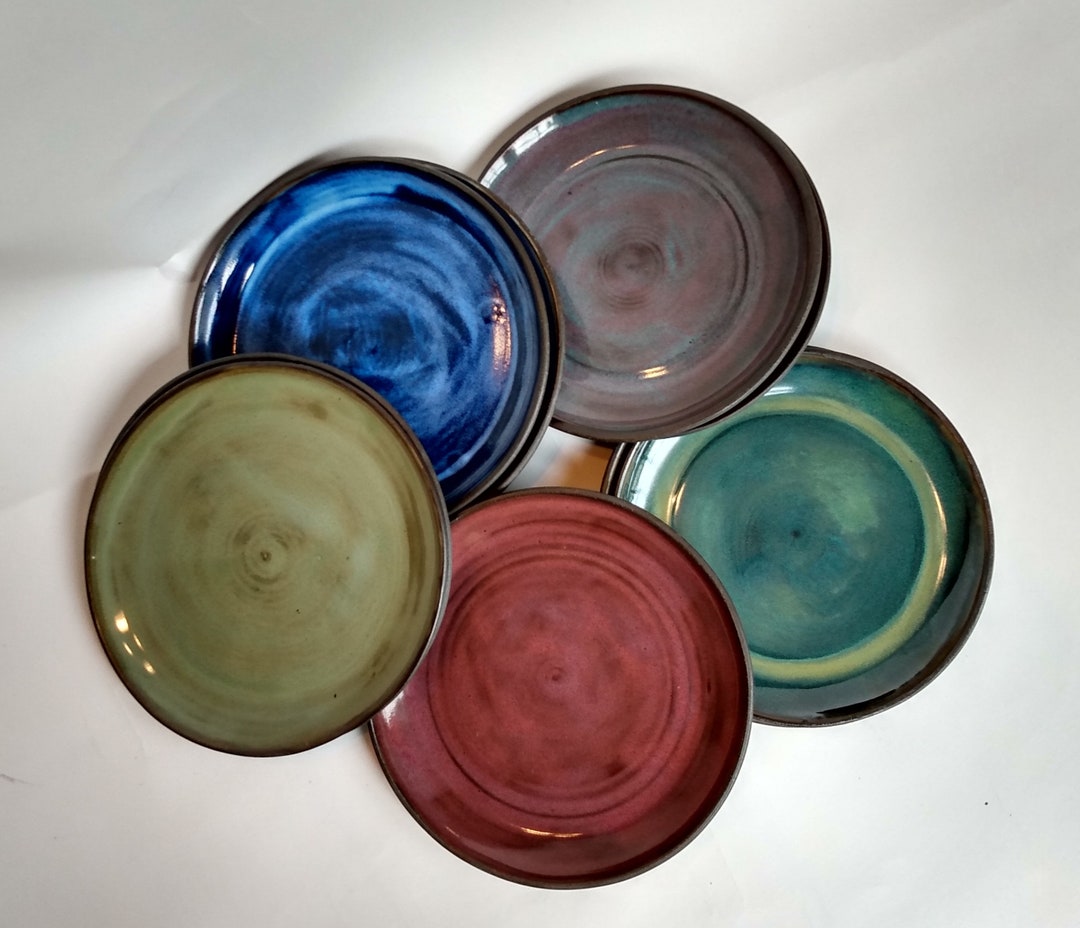 Handmade Ceramic Salad/lunch Plate Choose Your Color Made to Order - Etsy