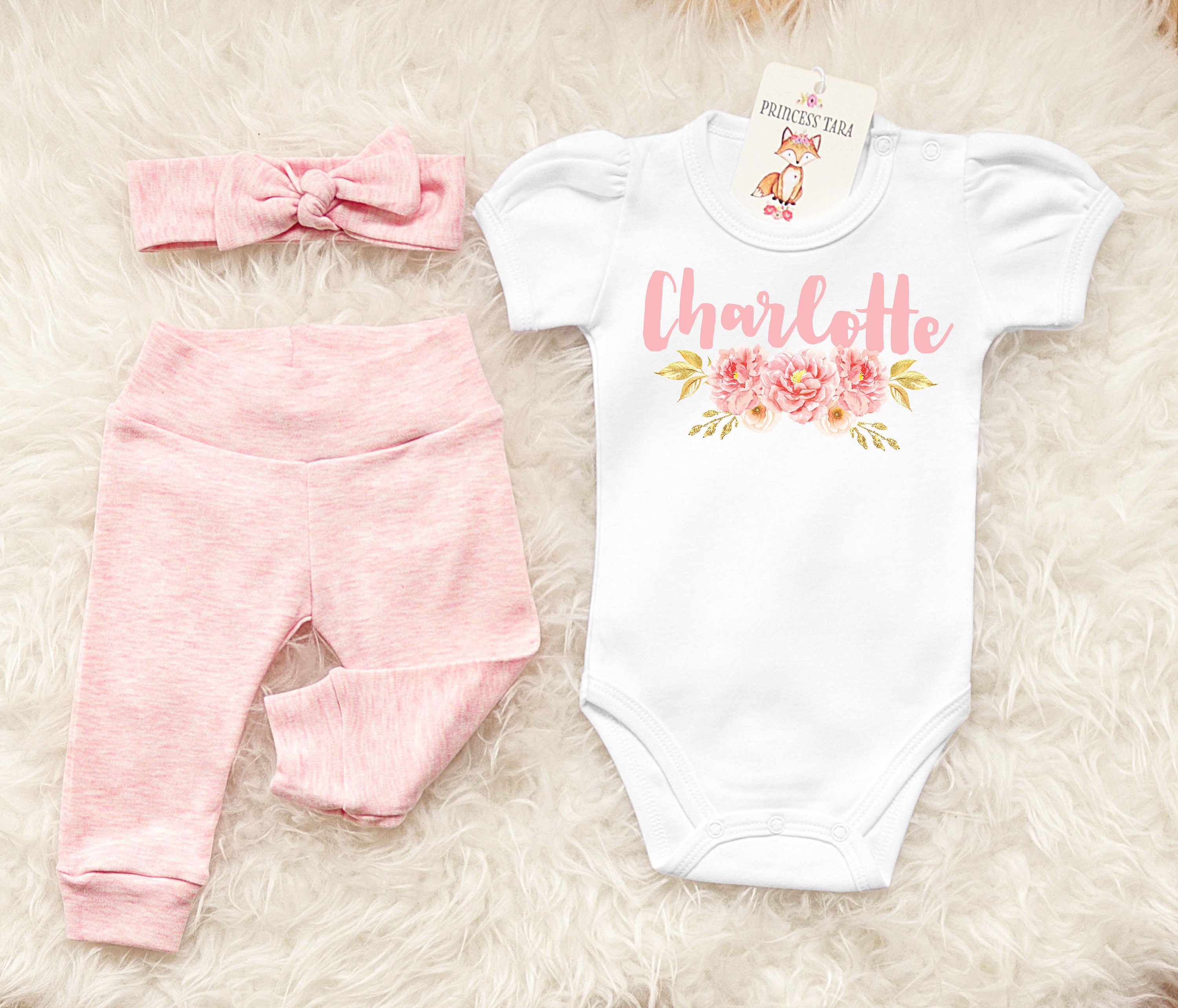 Cute Baby Girl Onesies