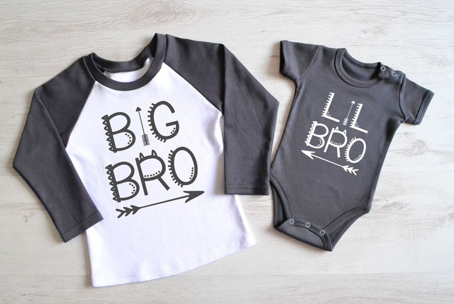 Big Brother Little Brother Set. Matching Sibling Set. Big Bro - Etsy