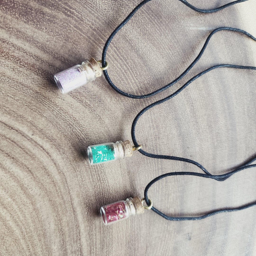 Fairy Dust, Sparkle Potion, Festival, Tooth Fairy Necklace - Etsy