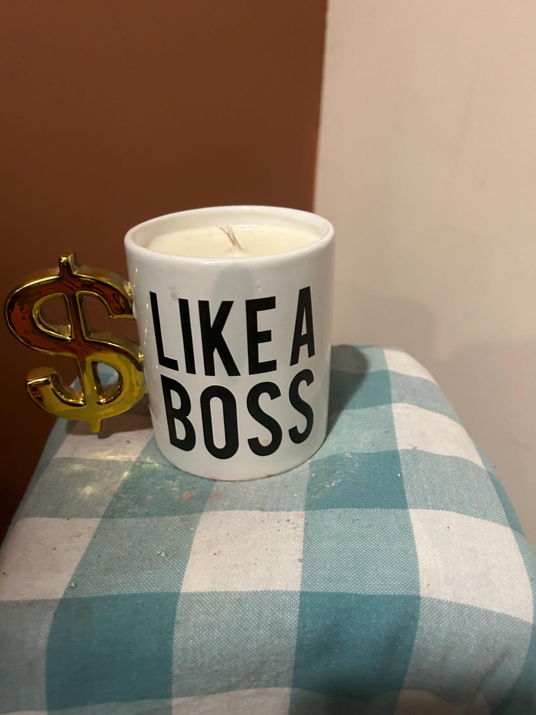 Powder Scented Like a Boss Mug Soy Candle - Etsy