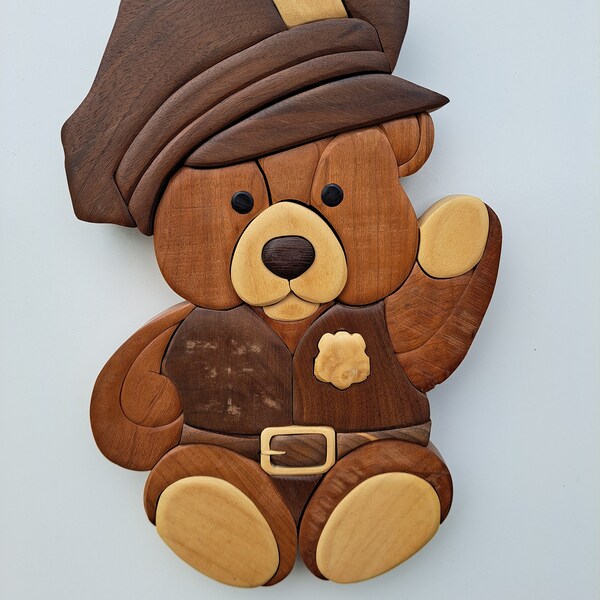 Intarsia Bear - Etsy