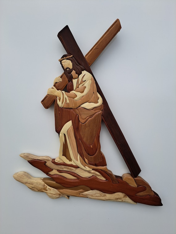 Scroll Christian Cross