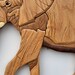 Elephant, Wood Intarsia Wall Hanging Handcrafted Scroll Saw Art - Etsy