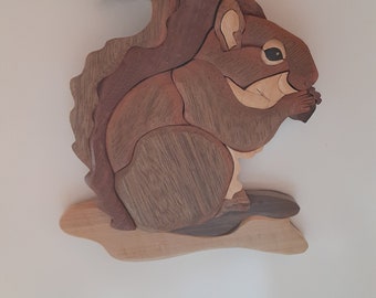 Squirrel Intarsia - Etsy